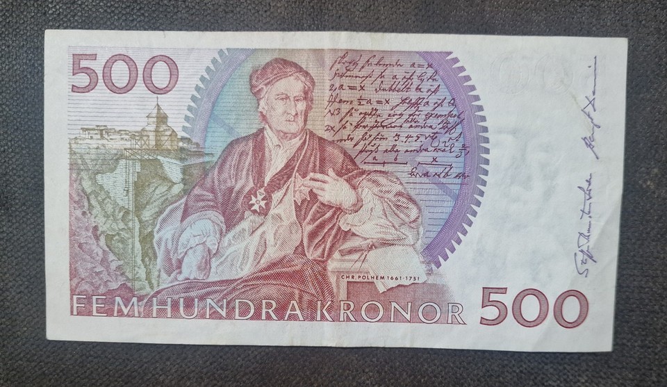 Swedish 500 Kronor Banknote [See Pics For Grade] | eBay UK