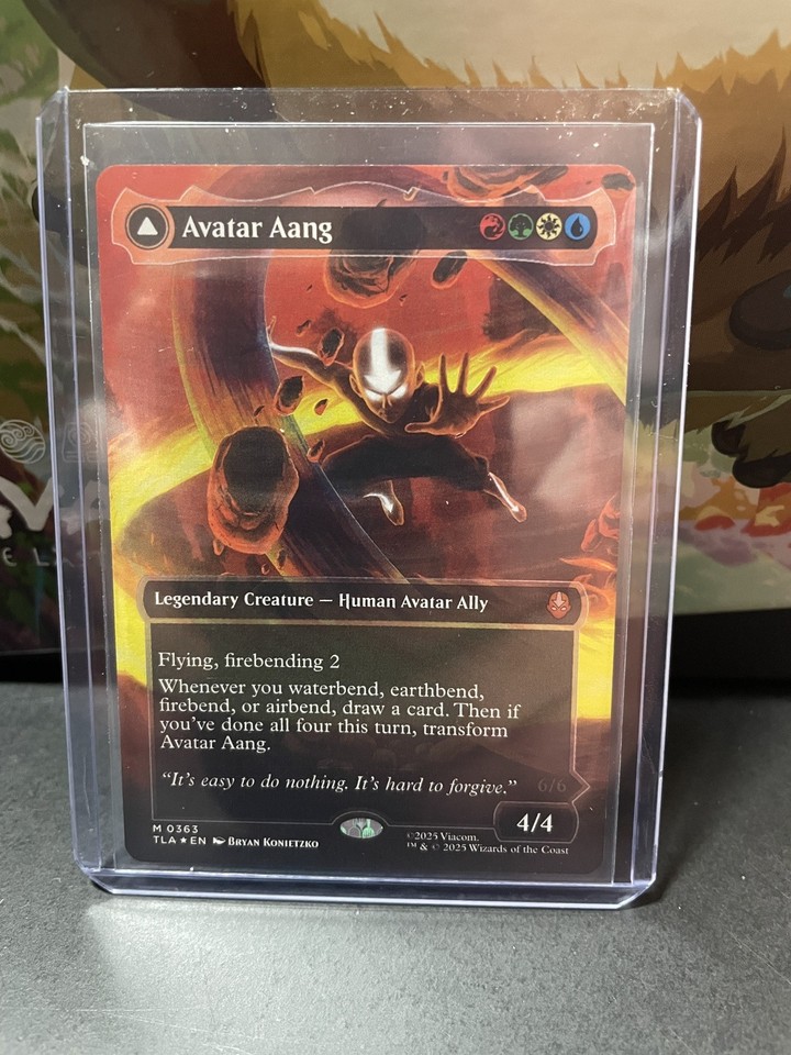 Avatar Aang (Raised Foil) #363 MTG A:TLA | eBay