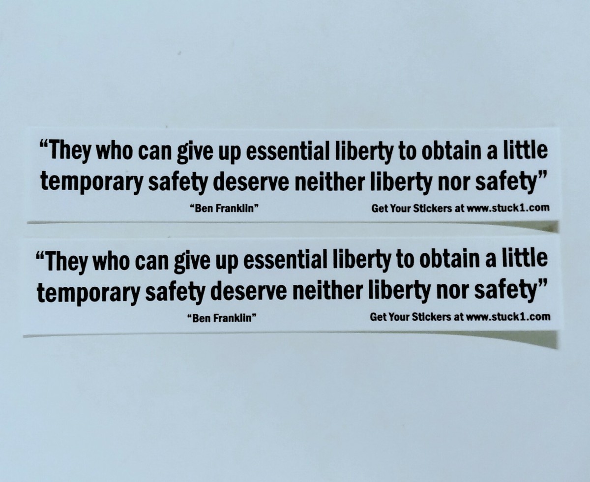 Franklin Security Liberty Benjamin Franklin Quote About Liberty And