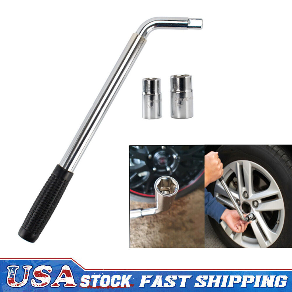 Wrench 4 Way Lug Nut Tool Extendable Adjustable Lug Nut Socket Wheel ...