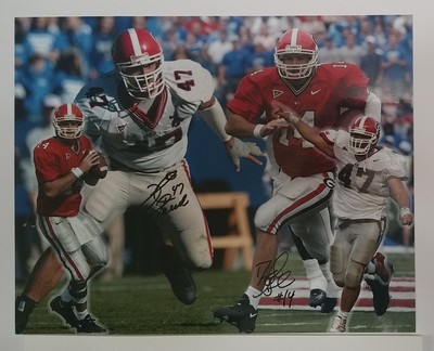 David Pollack David Greene Georgia Bulldogs Autographed 11x14 Photo ...