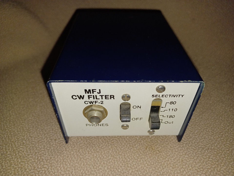 MFJ ELECTRONICS "CWF-2" AUDIO FILTER | eBay
