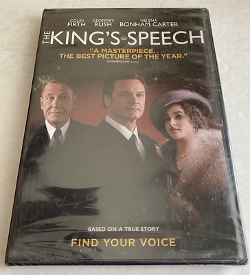 NEW SEALED The King's Speech (DVD, 2010) Colin Firth & Helena Bonham ...