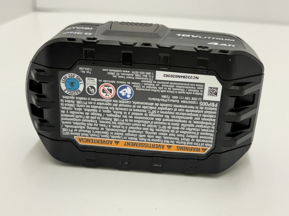 Ryobi PBP005 18V ONE+ 4.0 Ah Battery 33287195121| eBay