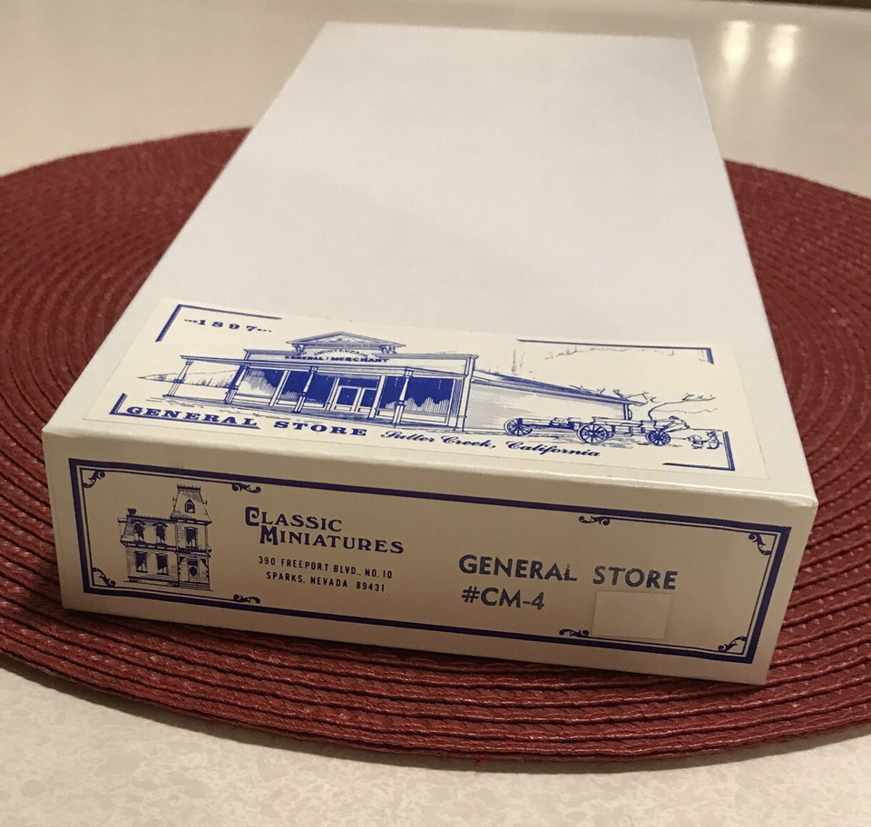Classic Miniatures HO 1:87 Old West 1897 General Store Craftsman #CM-4 ...