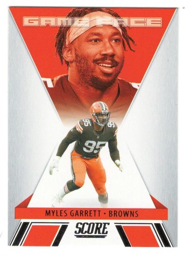 Myles Garrett 2021 Score Game Face #8 Insert Card | eBay
