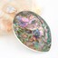 Sale Natural Oval Cut Abalone Shell Silver Necklace Pendant | eBay