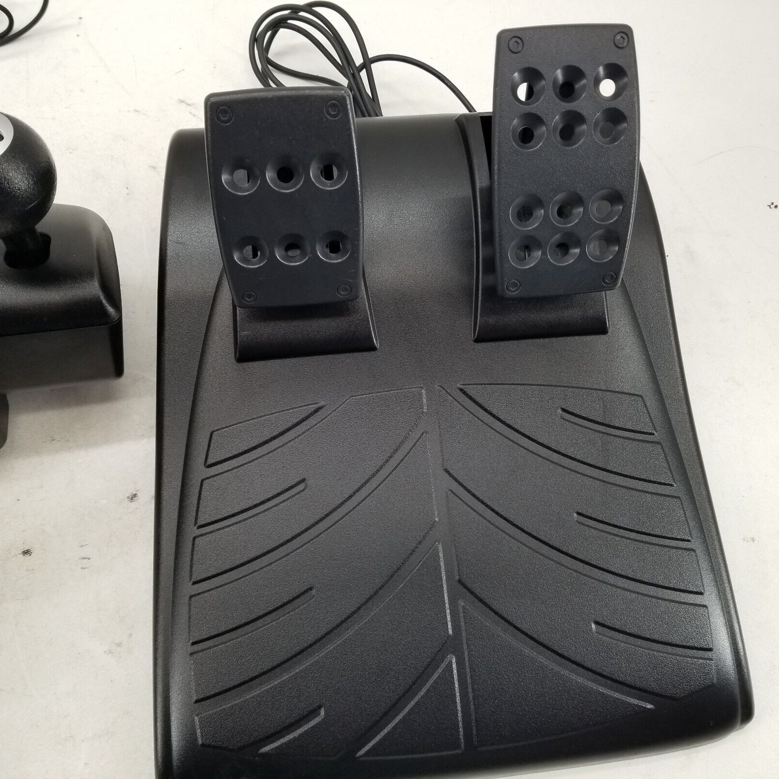 LOGITECH GT Driving Force E-X5C19 Steering Wheel + Foot Pedals PC PS2 ...