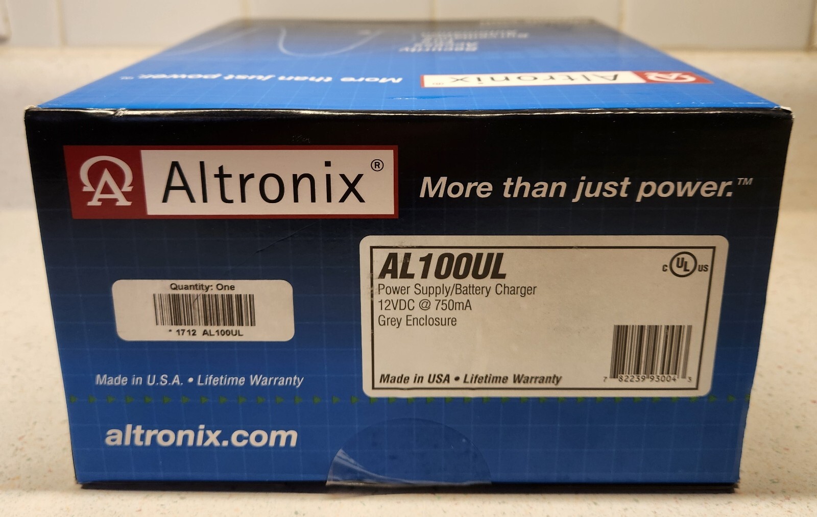 Altronix AL100UL Linear 12vdc Power Supply/battery Charger for sale ...