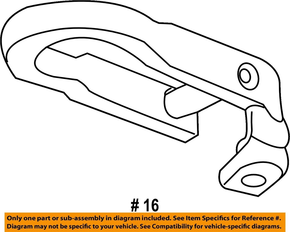 GM OEM 11-18 Sierra 2500 HD Frame Frame Components-Tow Hook 25798891 | eBay