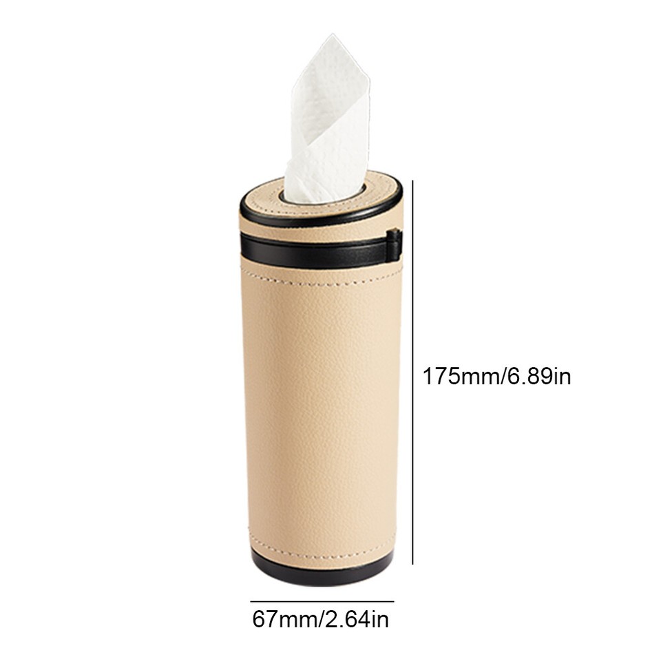Auto Round Paper Tube Leather Tissue Storage Cup with Safety Hammer ...