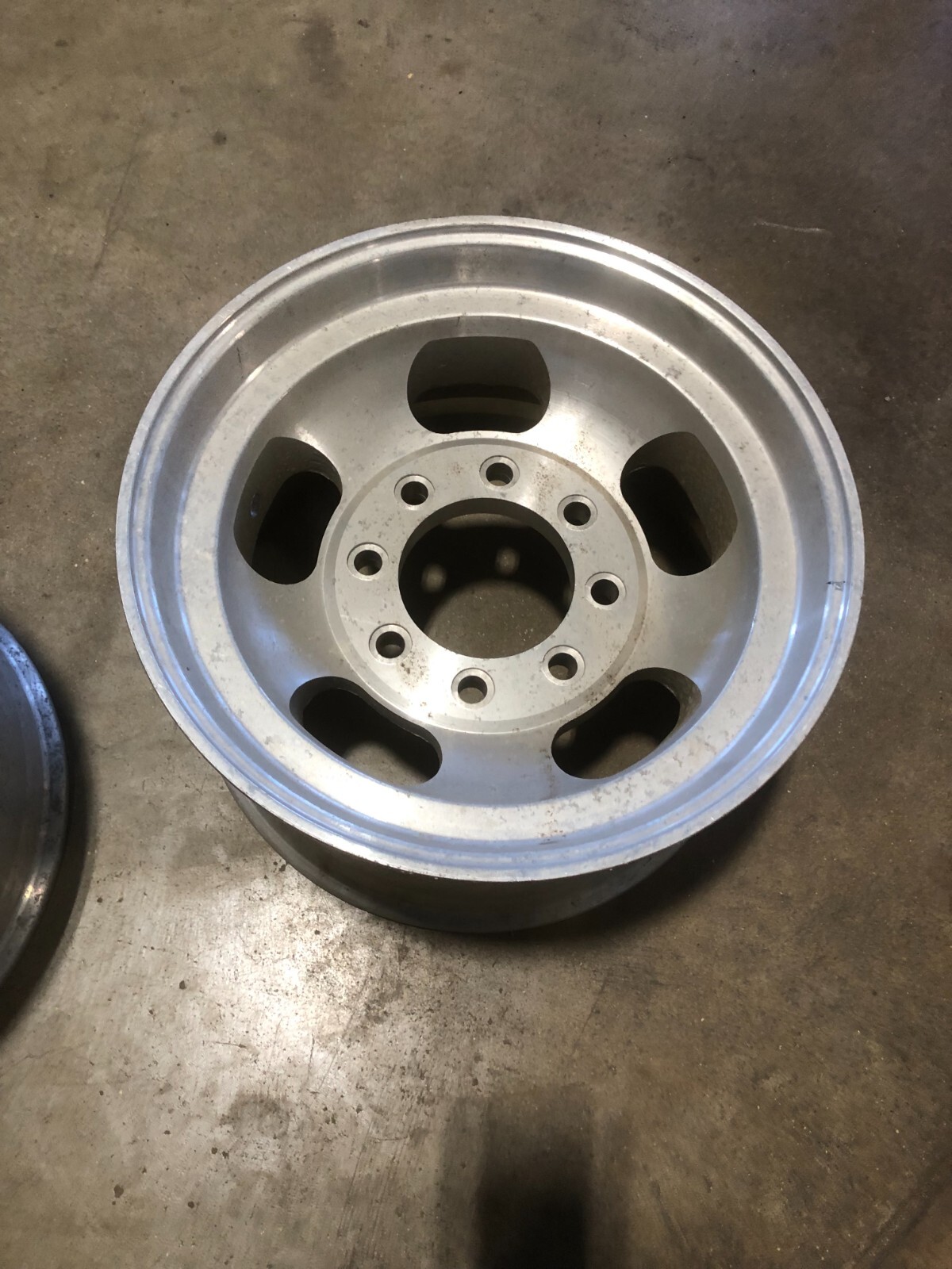 Vintage Slot Wheels 16.5" x 8.25” 8 Lug Vintage Mag Wheels Ford Dodge ...