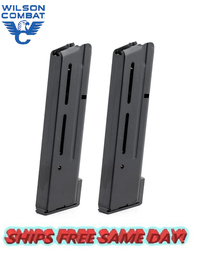 Wilson 2 Pack Combat 1911 Compact Mags for 9mm, 10 Round, Black NEW ...