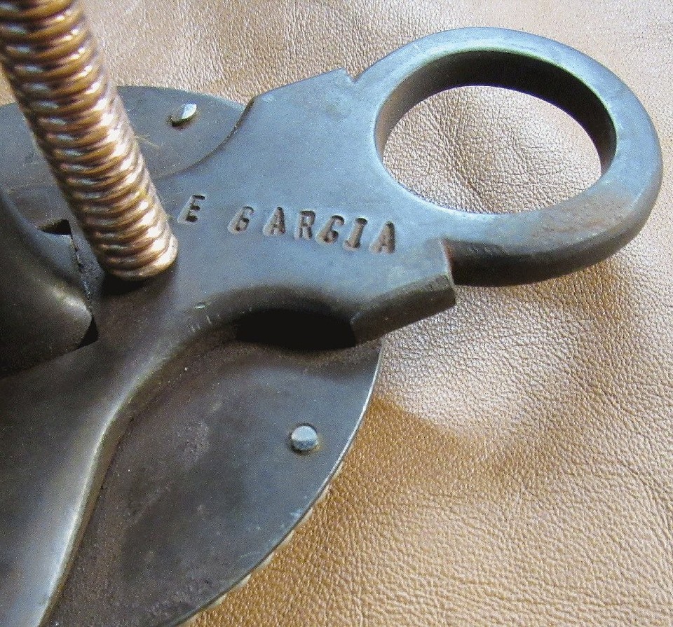 E Garcia Silver Bit Big Concho S Curve Spade Mouth Brown Finish | eBay