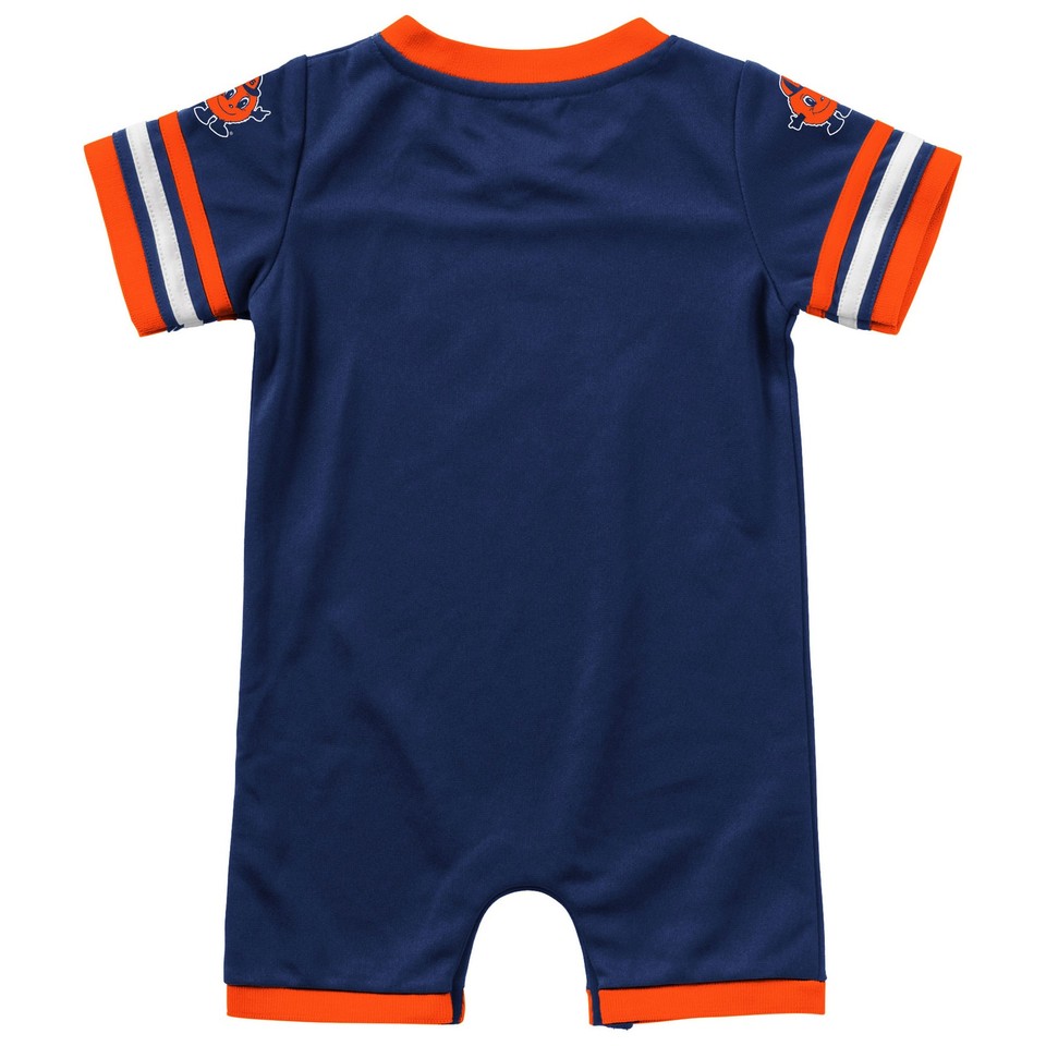 Infant Colosseum Navy Syracuse Orange Bumpo Football Romper | eBay
