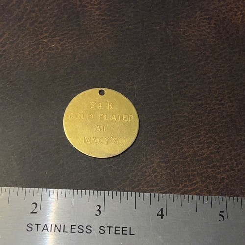 Rare Macys Dept Store 24K Gold Gilbert Chemistry Toy Premium Coin | eBay