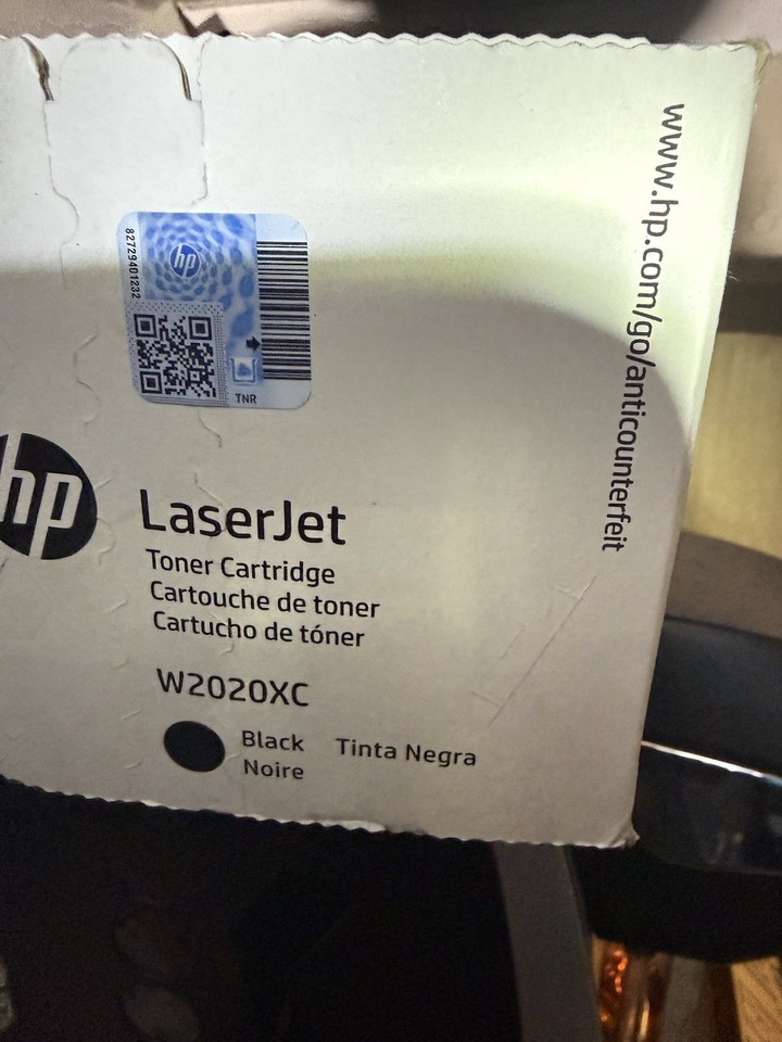 HP W2020XC Black Laser Toner Cartridge for M454 M455 MFP M479 MFP M480 ...