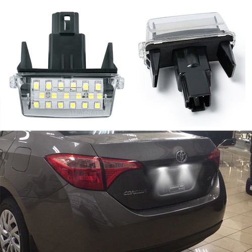 For Toyota CAMRY Avalon Yaris Corolla 5D Purius C Bright LED License ...