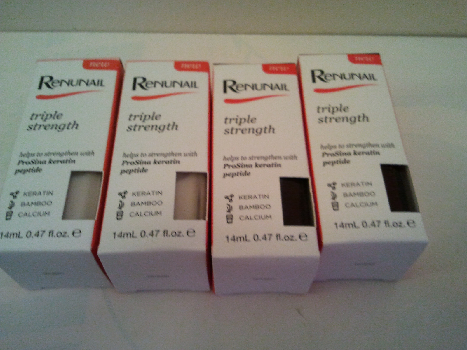 Dr LEWINNS RENUNAIL NAIL POLISH x 4( 14ml x4 ) 2 x Marshmallow & 2 x ...