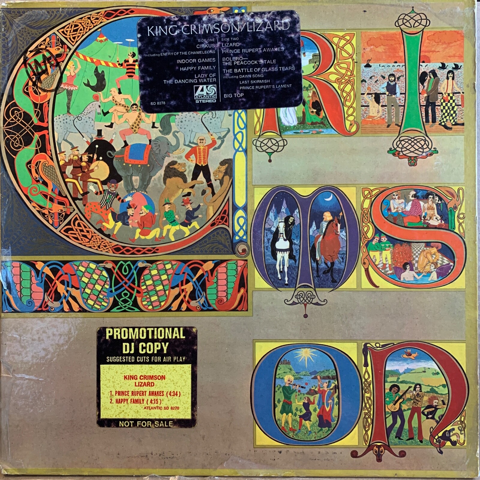 King Crimson - PROMO - Lizard - 1st issue SD 8278 PR pressing in ...