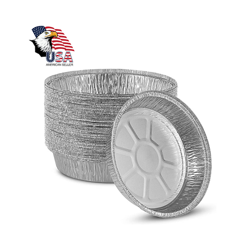 7 Inch Aluminum Round Foil Pan with No Lid - Great Take Out Food ...