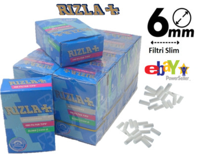 FILTRI RIZLA Slim 6mm SPUGNA FILTRO 20 SCATOLE DA 150 FILTRI | eBay