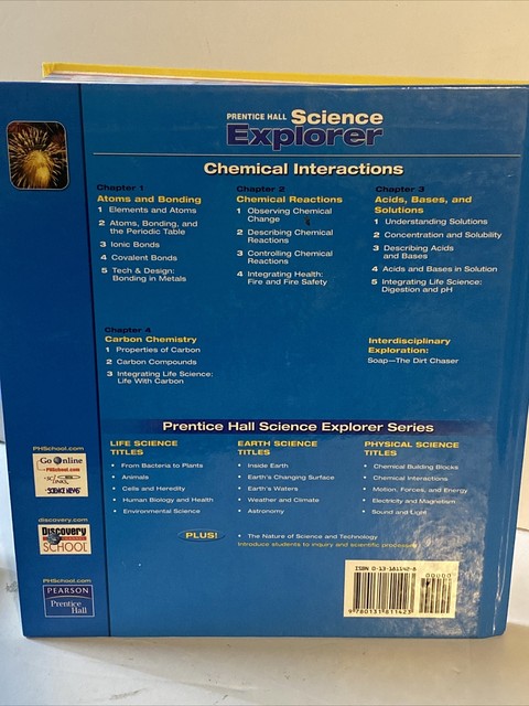 Prentice Hall Science Explorer: Chemical Interactions (Hardcover ...