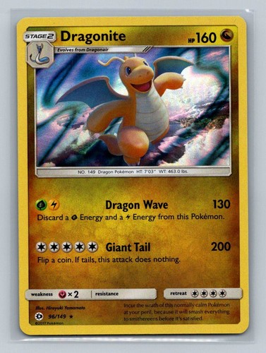 Dragonite SM Base Set 96/149 Near Mint NM Holo Rare | eBay