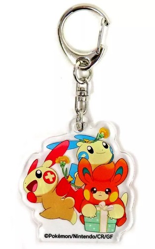 Keychain Pamo & Plusle & Mynan Acrylic Keychain "Pocket Monsters ...