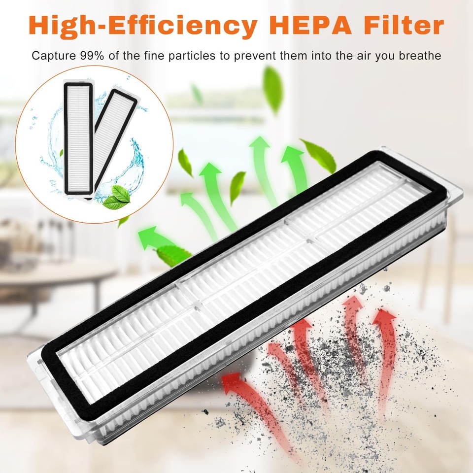 Accessori di ricambio da 17 pezzi compatibili con Dreame D9 D9 Max L10 ...