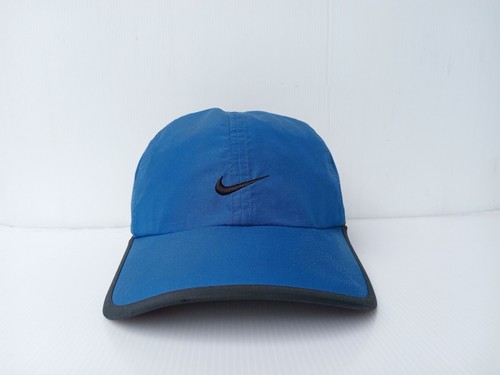 Nike DRI-FIT Cap Hat Deep blue Colorful Black Swoosh | eBay