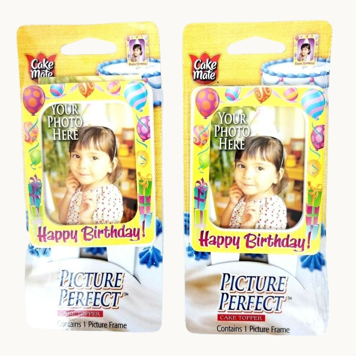 Happy Birthday Photo Frame Cake Toppers - Infoupdate.org