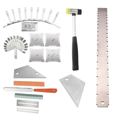 Guitar Luthier Tools Hammer File Fret Crowning Rocker Grinding Straight ...