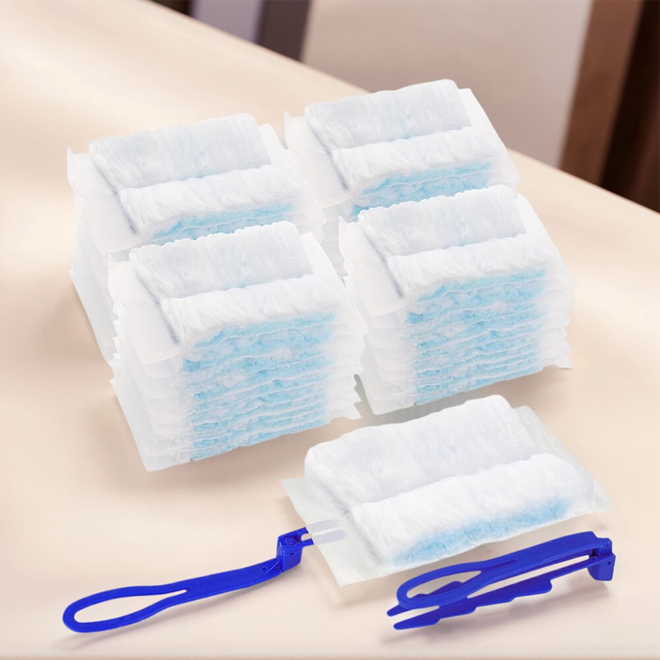 40 Count Duster Refills Kit with 2 Handles Disposable Dusters for ...