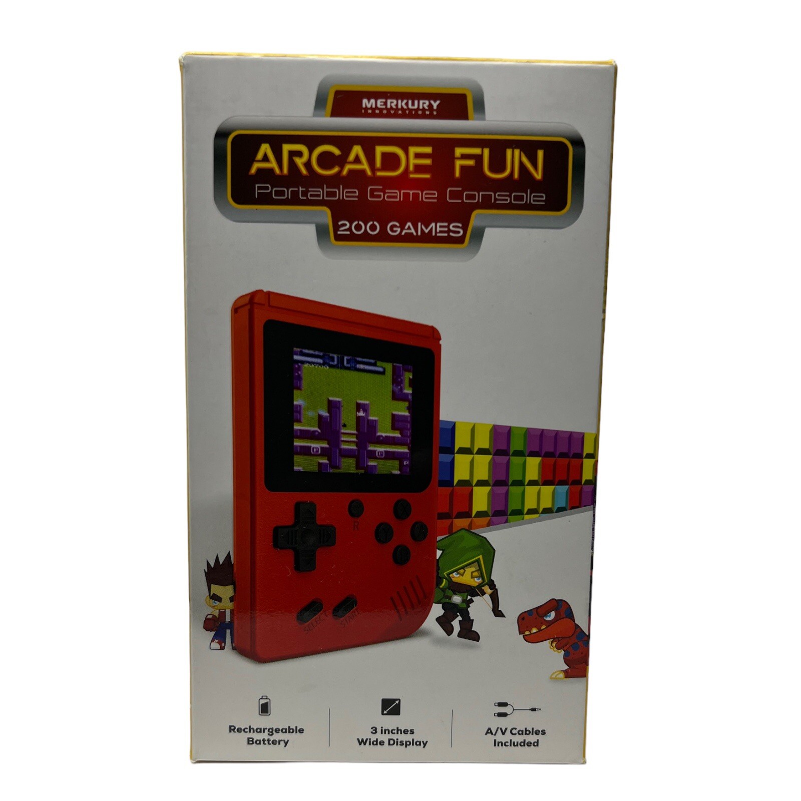 Merkury Innovations Arcade Fun Portable Gaming Console 200 Games | eBay