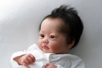 19Inch Soft Body Lali Newborn Reborn Doll Lifelike 3D Skin Cuddly Touch ...