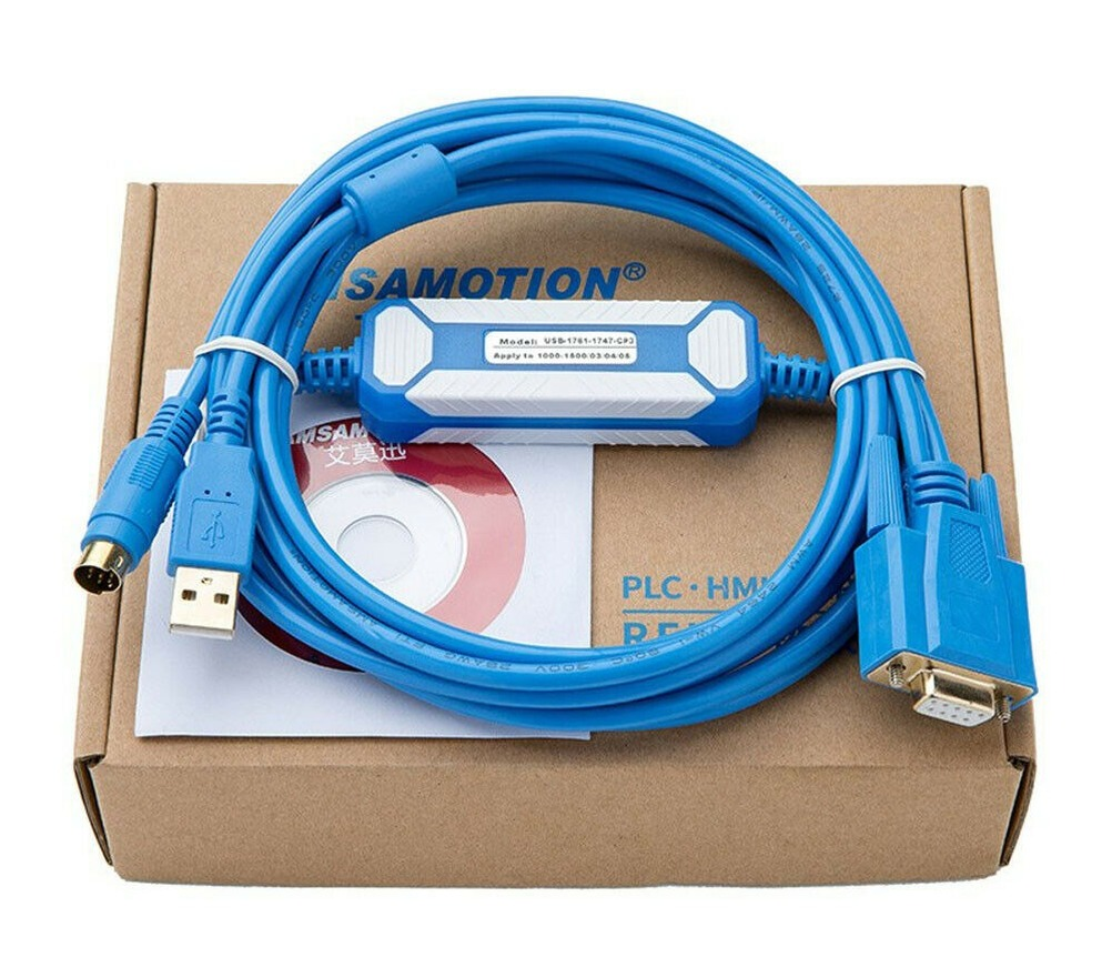USB-1761-1747-CP3 PLC Programming Cable for SLC 5/03/04/05 #HT | eBay