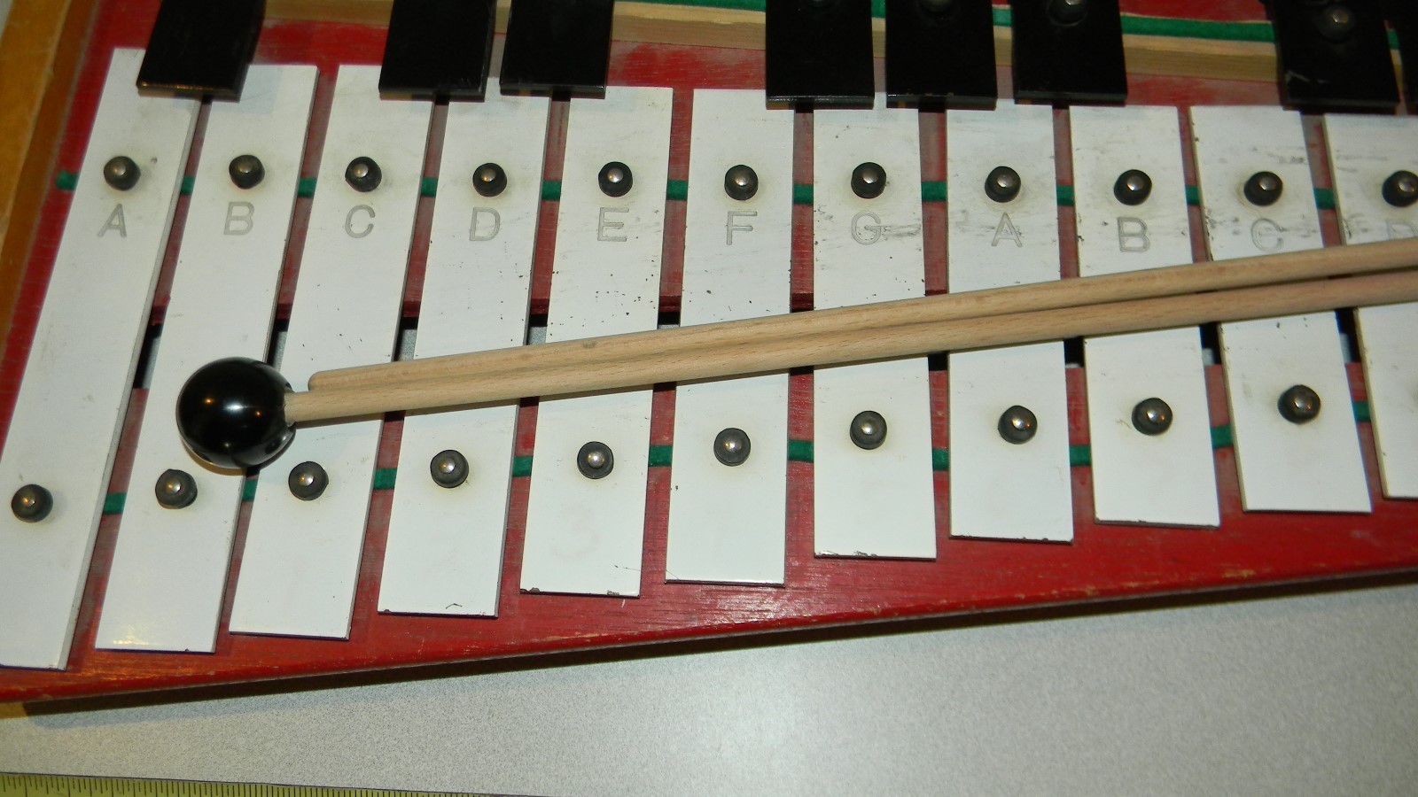 Vintage Student Glockenspiel Xylophone Rhythm Band Inc Japan 25 Key ...