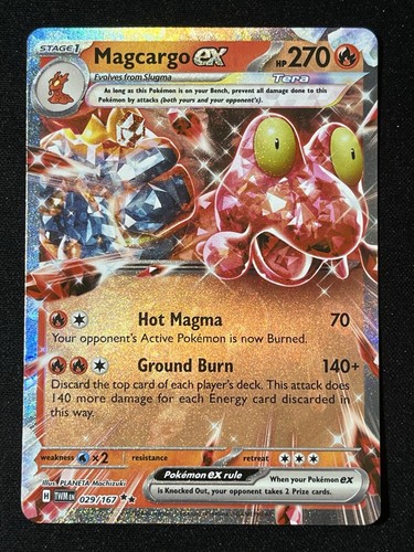 Magcargo ex 029/167 Ultra Rare Twilight Masquerade Pokemon TCG | eBay