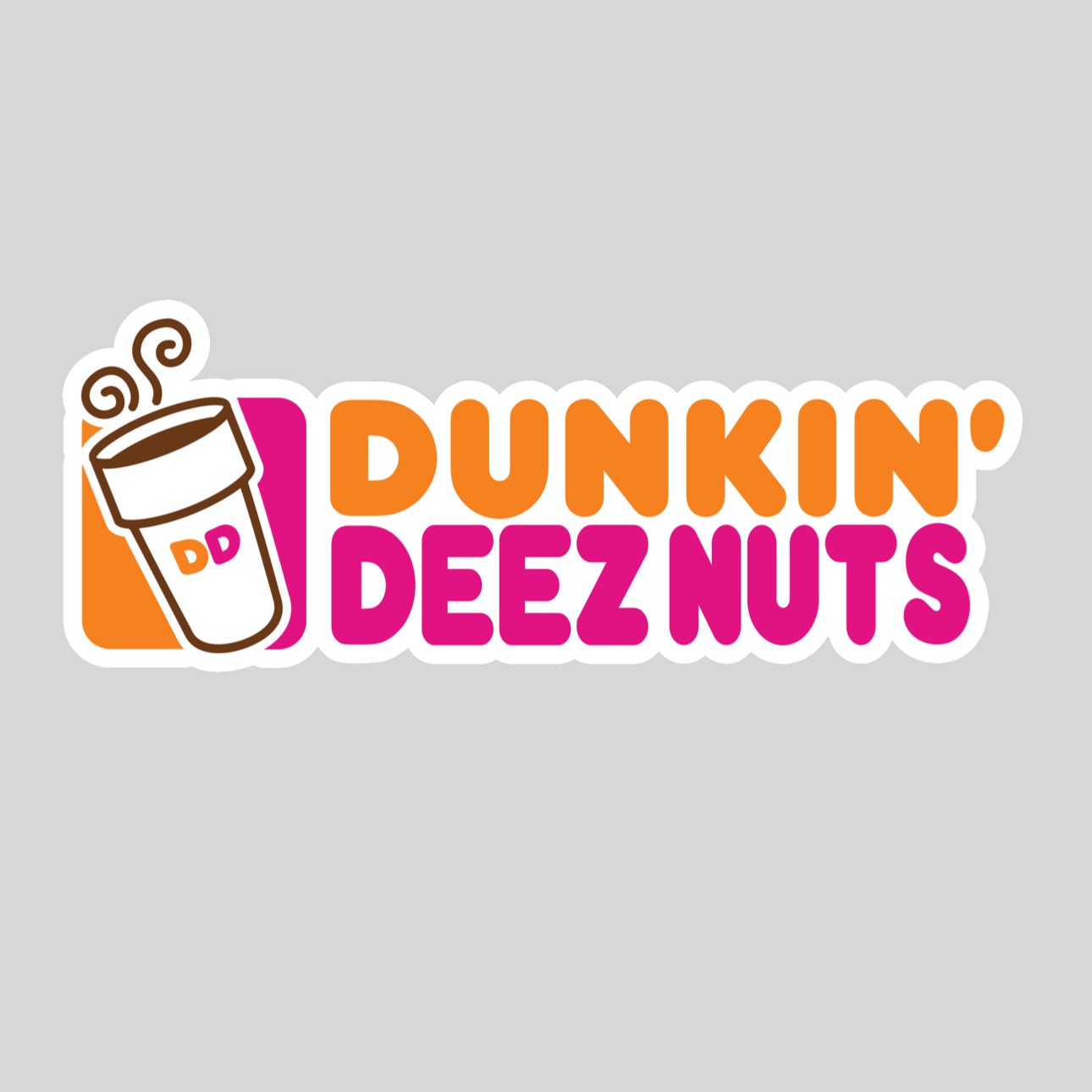 Dunkin' Deez Nuts -Vinyl Decal Sticker Auto Car Truck Window Jdm Funny ...