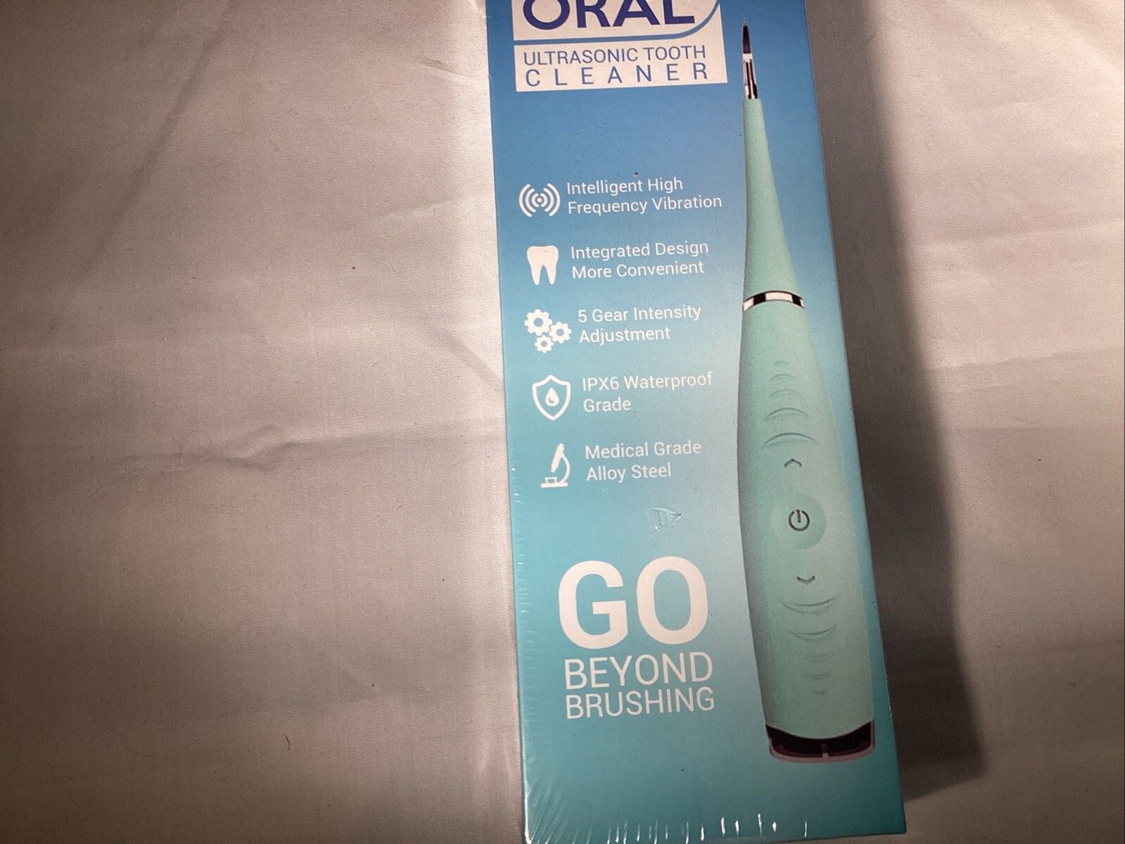 IVORY ORAL Ultrasonic Tooth Cleaner GO BEYOND BRUSHING Teal New Sealed ...