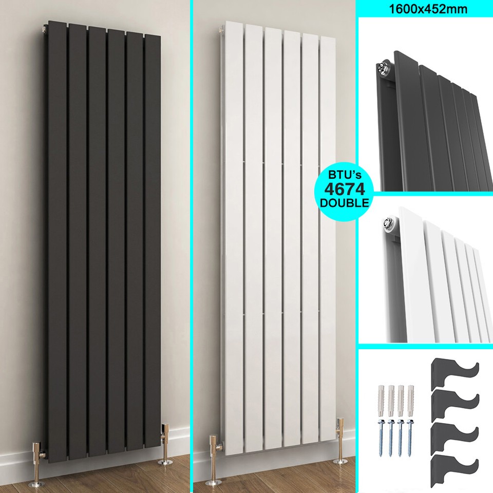 Vertical Radiator 1800 1600 Flat Panel Oval Column Central Heating ...