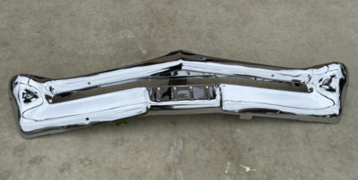 S PONTIAC GTO TEMPEST LEMANS CHROME PLATED FRONT BUMPER 1966 1967 66 67 ...