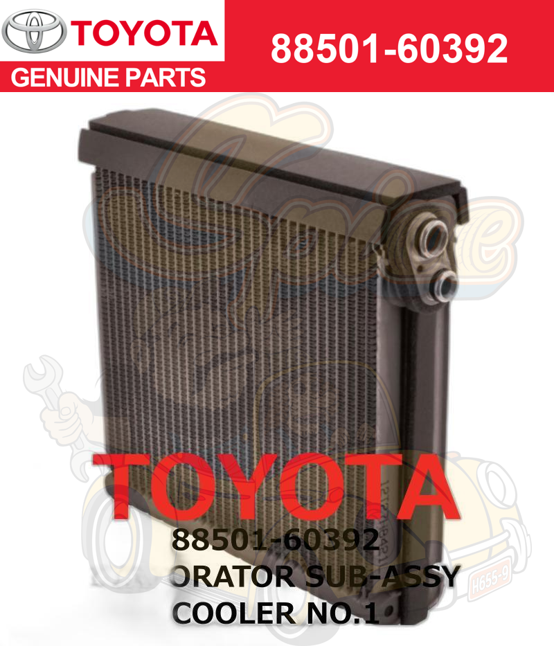 Toyota Genuine Land Cruiser EVAPORATOR SUB-ASSY COOLER NO.1 88501-60392 ...