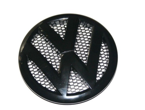 VW T5 Black Sign Emblem Grille with logo 7E0853601D041 Genuine | eBay