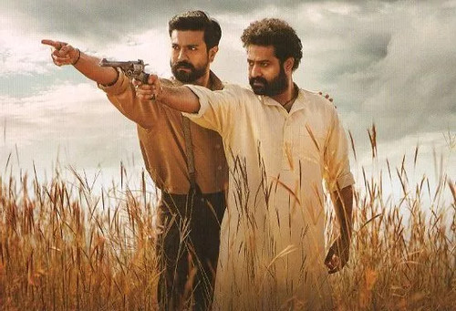 Postcard Ram Charan (Rama) & N.T. Rama Rao Jr. (Bheem) Set of 10 ...