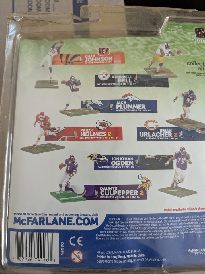 Jonathan Ogden Baltimore Ravens OT NFL Action Figure | eBay