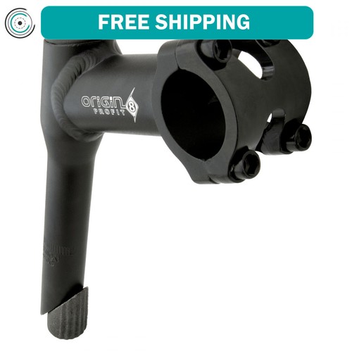 Origin8 Pro Fit Quill Stem Quill Bar Clamp 31.8mm 25 Deg Black Aluminum ...
