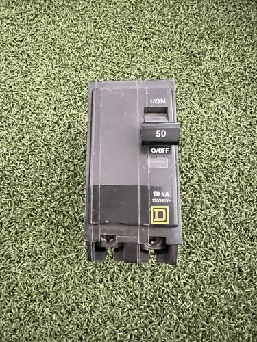 Square D QOB250 Bolt-On Circuit Breaker 50A 120/240V 2P 1PH QOB 50 AMP ...