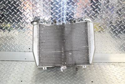 2005 KAWASAKI ZZR600 ENGINE RADIATOR MOTOR COOLER COOLING RADIATER BENT ...